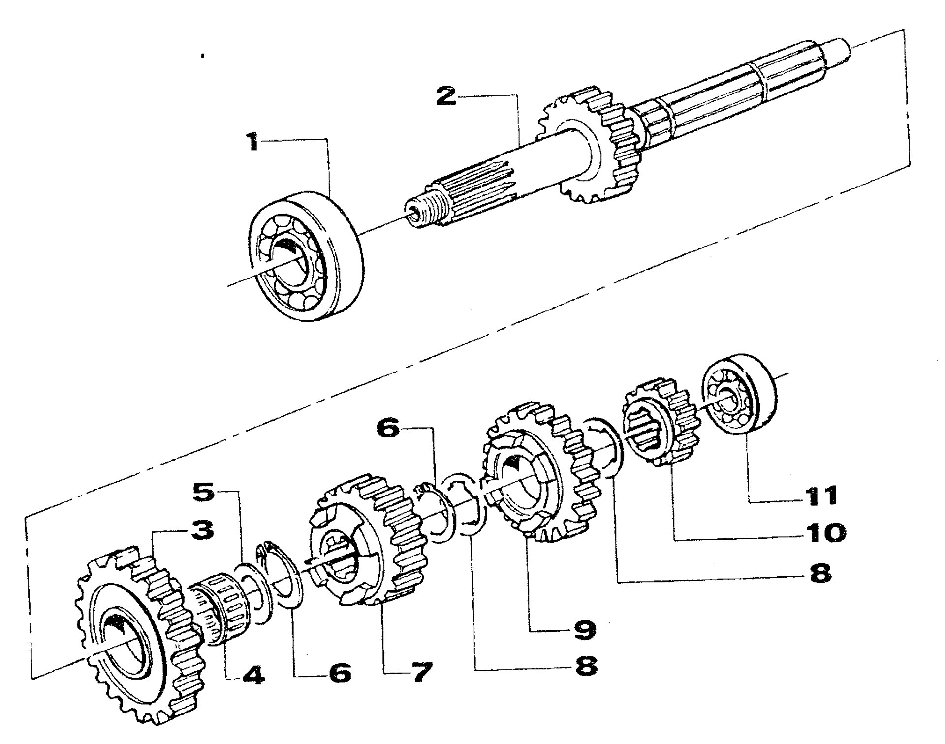 Les vues éclatées d'origine pour TM RACING 300 2 Temps MX/EN 2001 ...